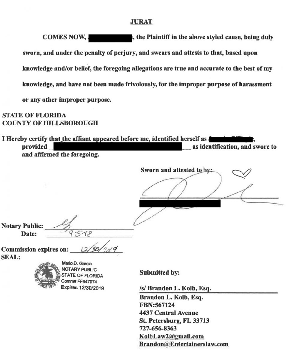 READ Lenna Lux's Civil Complaint Against Riley Reynolds and Hussie Models