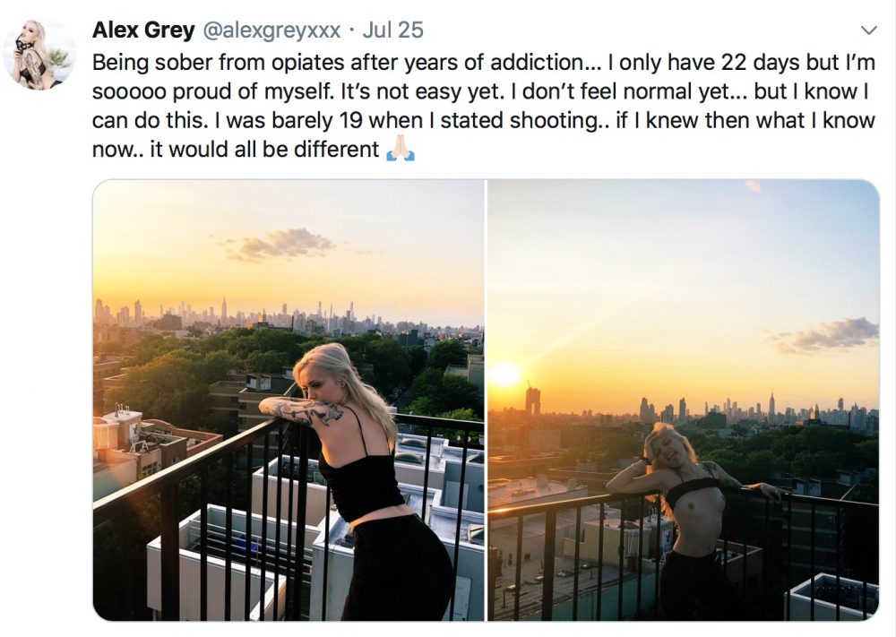 Performer Alex Grey Receives Widespread Support After Coming Clean ...
