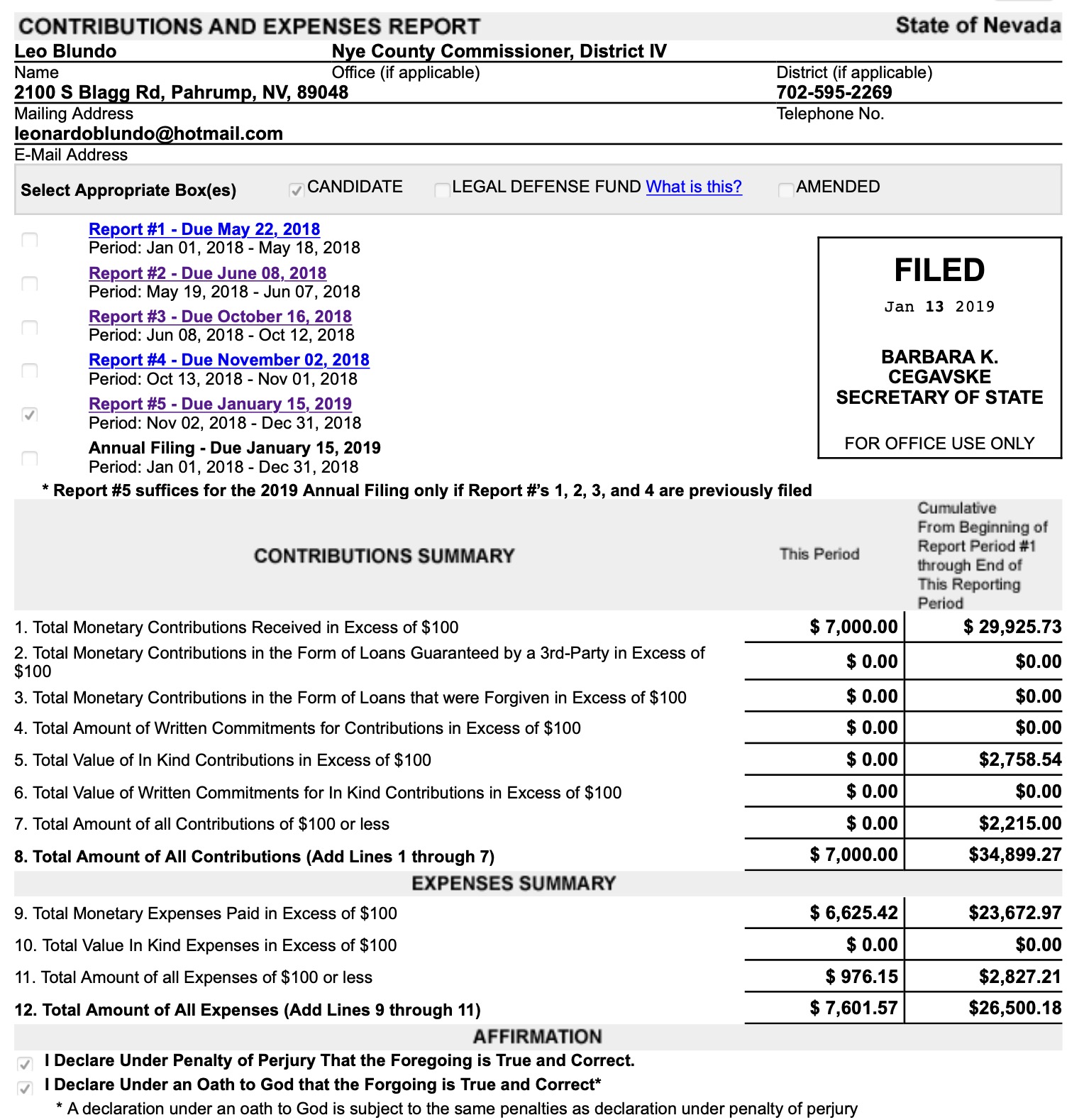 Brothel-Backed Blundo Busted for Corruption